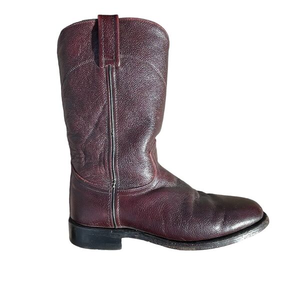 Dan Post | Shoes | Dan Post Womens Size 7 M Burgundy Leather Roper ...